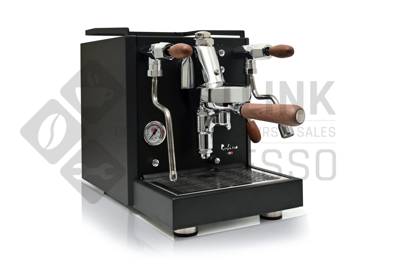 Quick Mill Rubino Black with Timber - Eastlink Espresso